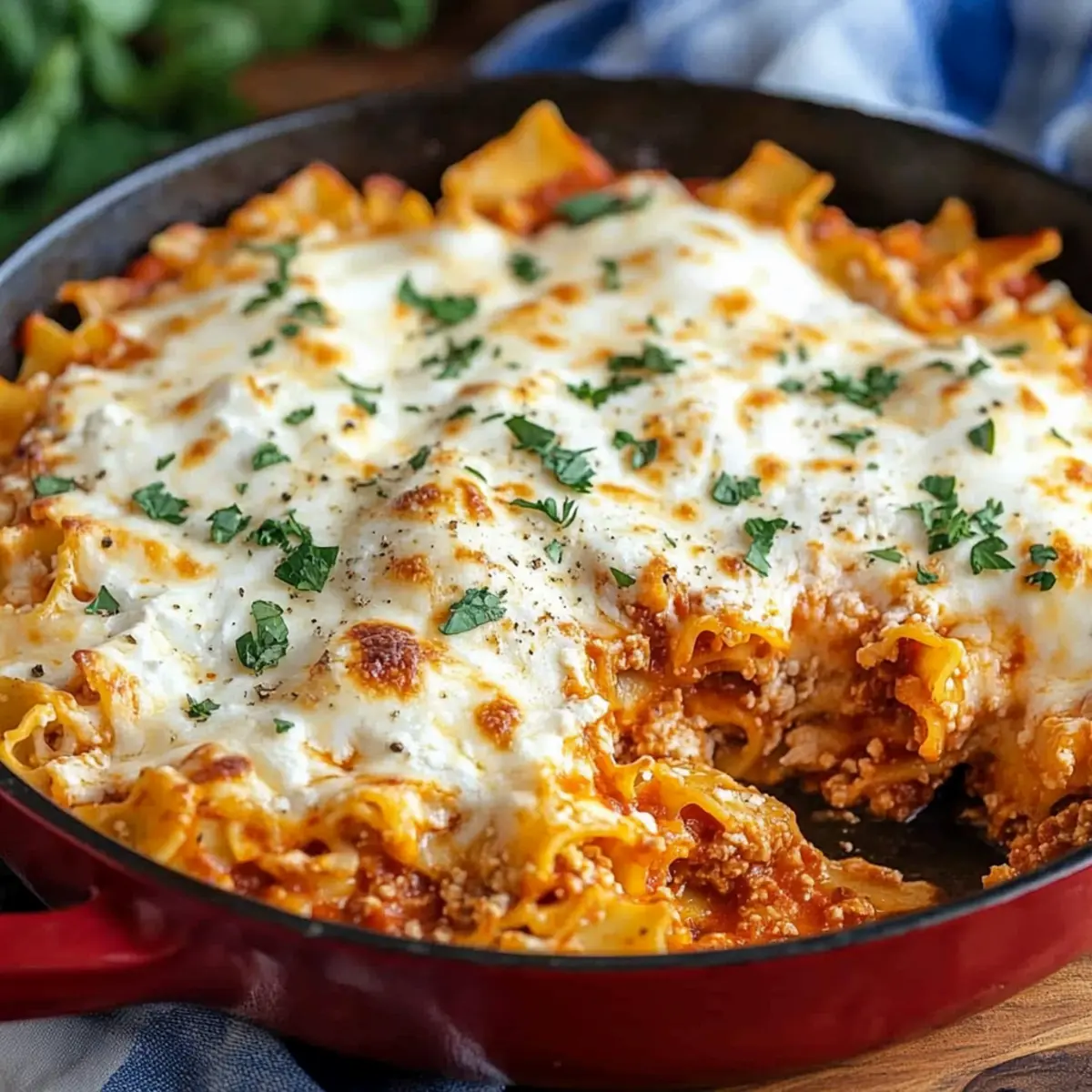 One-Pot Skillet Lasagna: Easy Comfort Food in Minutes - torecipe.com
